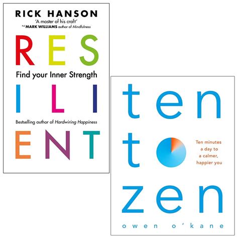 Resilient Von Rick Hanson Und Ten To Zen Von Owen Okane 2 Bücher