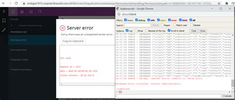 Lobby Errors In Permission Set Tab Ifs Community