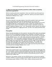 CS 3305 Web Programming 2 Discussion Forum Unit 5 Solution 2.docx - CS 3305 Web Programming 2 ...