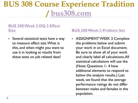 PPT BUS Course Experience Tradition Bus Com PowerPoint Presentation ID