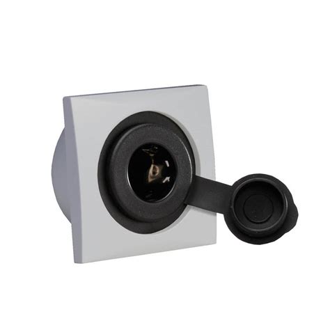 Socket Cover And Frame 12v White Båtsystem