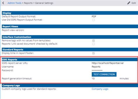 viewing ssrs reports within landfolio and email distribution