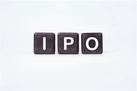 Premium Photo Ipo Initial Public Offering Ipo Concept White Background