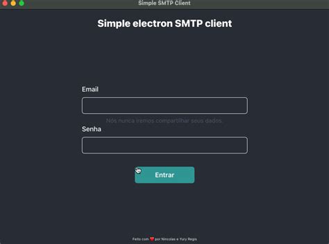 github yuryregis electron smtp client a simple client smtp with