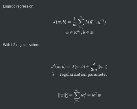 Machine Learning L2 Regularization In Logistic Regression Vs Nn Stack Overflow