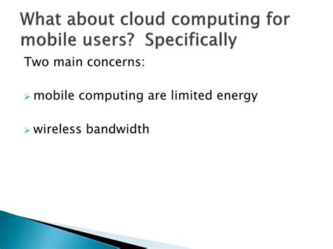 Ppt Cloud Computing For Mobile Users Can Offloading Computation Save Energy Powerpoint