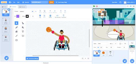 learn scratch coding make a basketball game in scratch unicminds