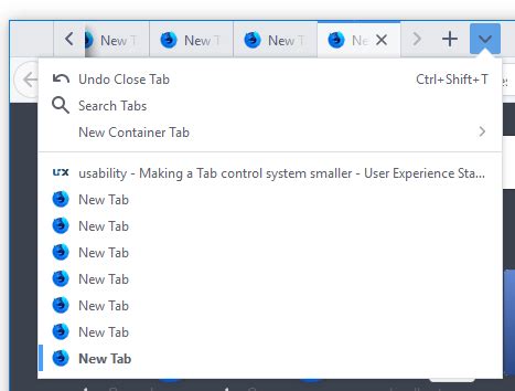 Usability Making A Tab Control System Smaller User Experience Stack Exchange
