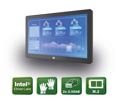 Energooszczędny Komputer Panelowy Formatu 13 3 Z Mikroprocesorem Elkhart Lake