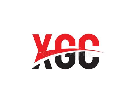 Xgc Letter Initial Logo Design Vector Illustration Stock Vector Illustration Of Black