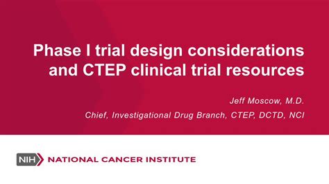 Pdf Phase I Trial Design Considerations And Ctep Clinical Dokumen Tips
