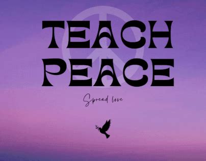 Teach Peace Artofit