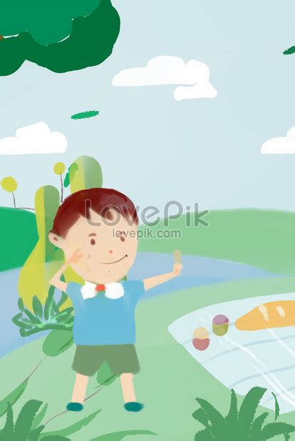 피크닉 어린이 날 그림 일러스트 무료 다운로드 Lovepik