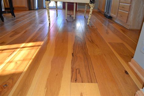 Wide Plank Hickory Floor