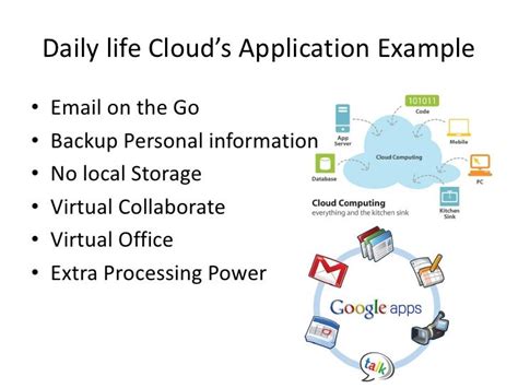 application of cloud computing