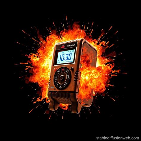 Explosive Pager Scene Stable Diffusion Online