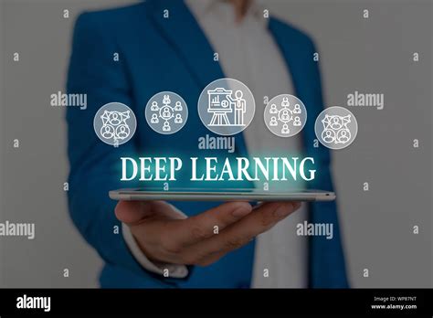 Text Sign Showing Deep Learning Business Photo Showcasing Hierarchical Abstractions Artificial