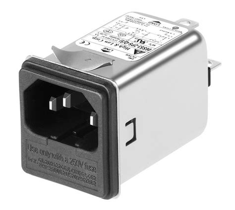 1a 10a Ac Emi Filter Socket Iec With Fuse Power Filter Low Current