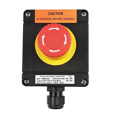China Red Explosion Proof Emergency Stop Factory And Supplier Yxfb