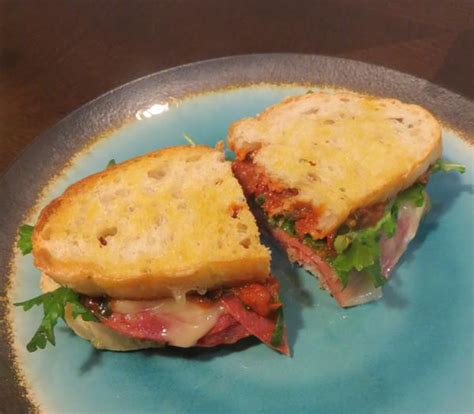 Soppressata Sandwiches With Tomato Jam And Camembert Adapted From Food