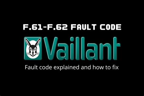 Vaillant Ecotec F F Fault Code S Vaillant Boiler Repair Service