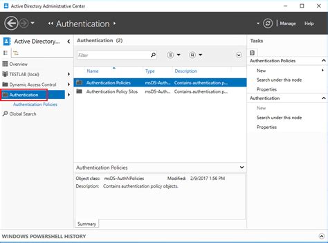 Windows Server 2016 Active Directory Administrative Center Virtualization Howto
