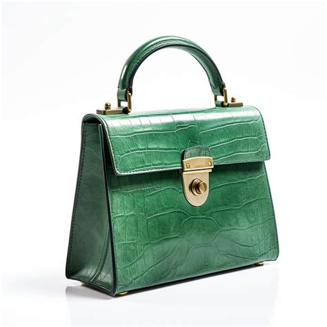 Premium Photo Small Green Handbag