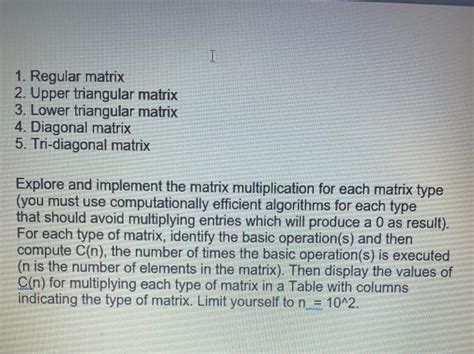 Solved Regular Matrix Upper Triangular Matrix Chegg Com