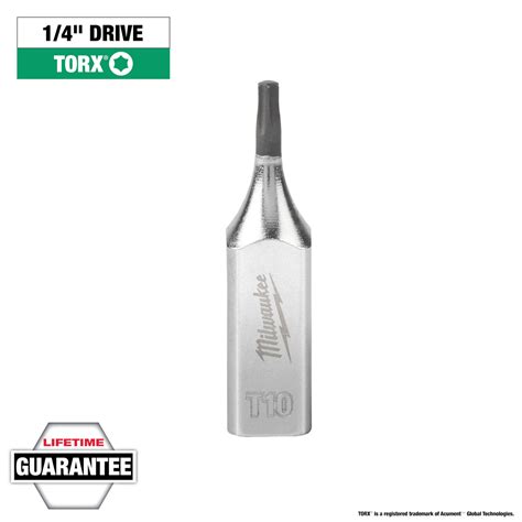 14 Drive T10 Torx® Bit Socket