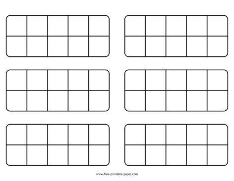 Printable Ten Frame Pdf