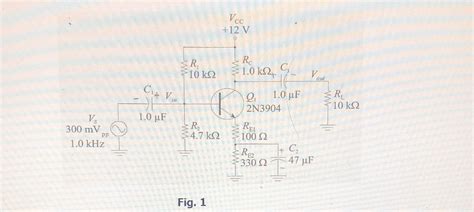 [solved] recreate the circuit from fig 1 in the multisim measure vb