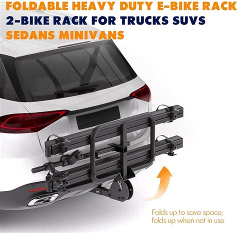 2 Ebike Rack With Ramp 2 Hitch Mounted Carrier Bike Racks Platform