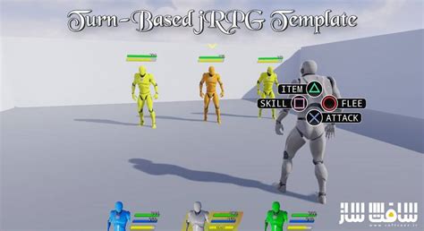 دانلود پروژه Turn Based jRPG برای آنریل انجین سافت ساز