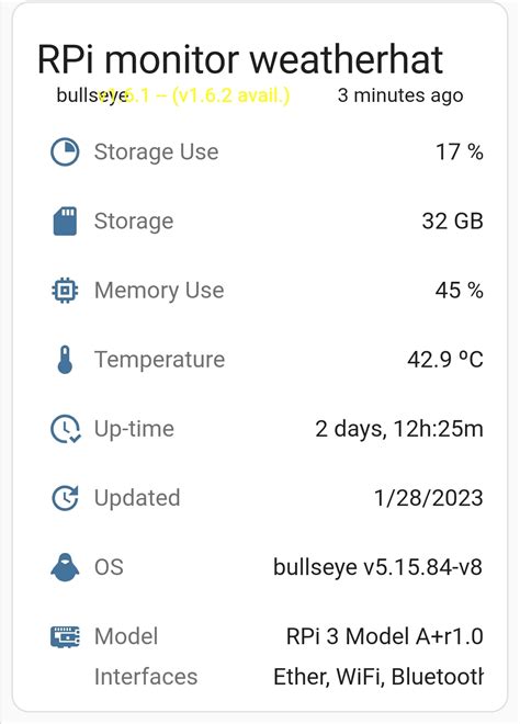 Show If Rpi Has Pending Reporter Daemon Update · Issue 36 · Ironsheeplovelace Rpi Monitor Card