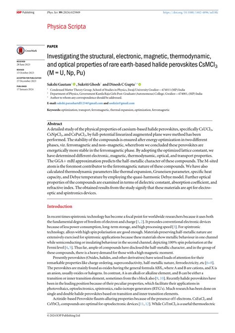 Investigating The Structural Electronic Magnetic Thermodynamic And Optical Properties Of