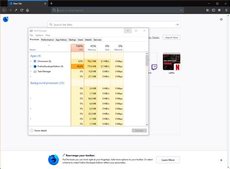 high cpu usage r firefox