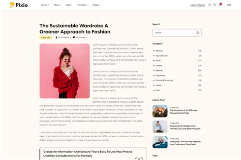 Pixio Shop And Ecommerce Html Template Dexignzone