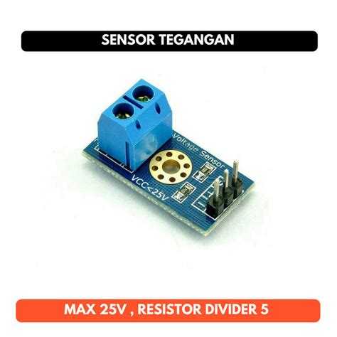 jual sensor tegangan voltage divider precision presisi module pembagi