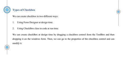 Checkbox In Cpptx Programming Languages Computing