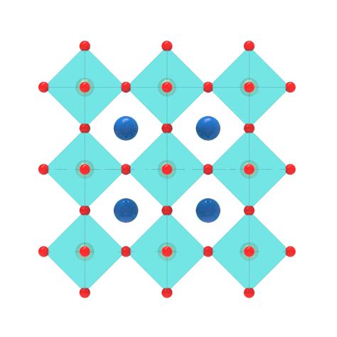 钙钛矿3d结构（perovskite） 思斐迩3d科学模型素材库
