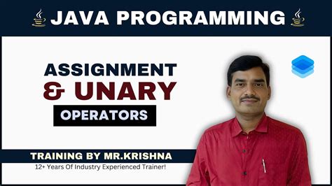 Assignment And Unary Operators C Programming Java Programming In Telugu Java Operators