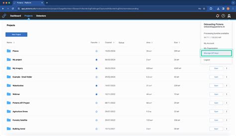 Integrations & API - Picterra docs