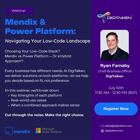 Lowcode Webinaralert Mendix Microsoftpowerplatform Alphadroid