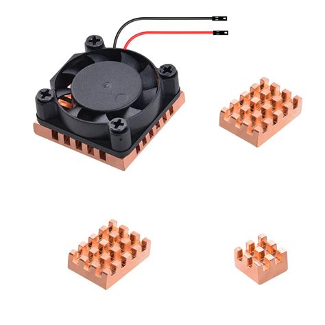 Buy Geeekpi Cooling Fan Copper Heatsink Pack Cooler Cooling Kit For