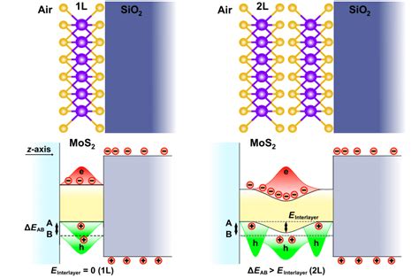 Schematic Energy Band Diagrams Of The 1l And 2l Mos2 Crystals Download Scientific Diagram