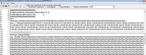 Analizando Malware Que Utilice Visual Basic Script Javascript Yo Powershell