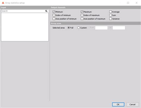 Statistical Calculations On The Sampled Data Dewesoft