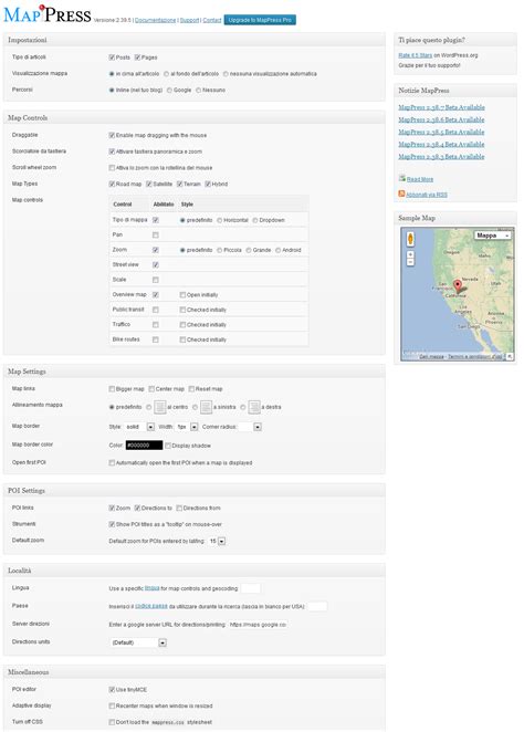 WordPress Map Plugin Come Inserire Le Mappe Di Google Con MapPress
