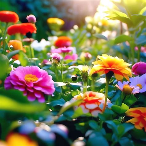 Garden Flowers Beautynature Realistic Natural Professional Photo