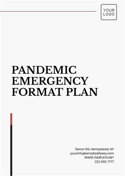 Free Emergency Plan Templates Editable And Printable